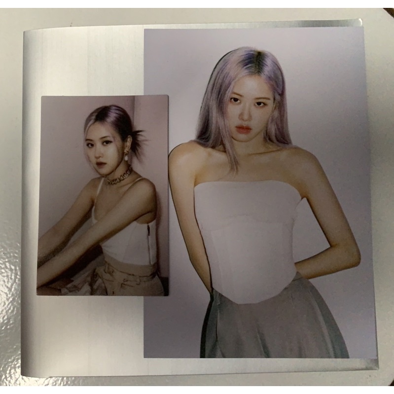 Jual Photocard and Postcard Official Rose the album | Shopee Indonesia