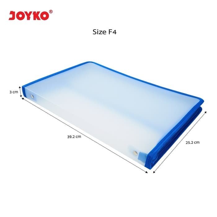 Jual Zipper File Map Plastik Resleting Joyko ZF-2539-1 F4 Jala | Shopee ...