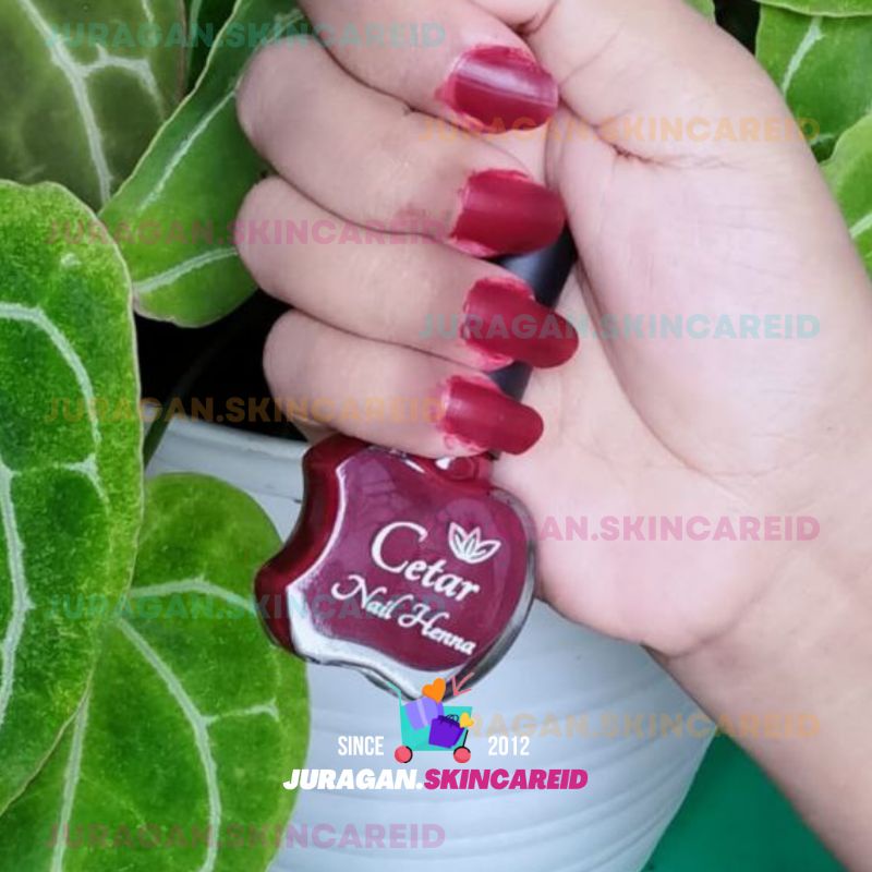 Jual TUFFAH dan CETAR Nail Henna Kemasan 10 mL Hena Kuku Halal dan Sah ...