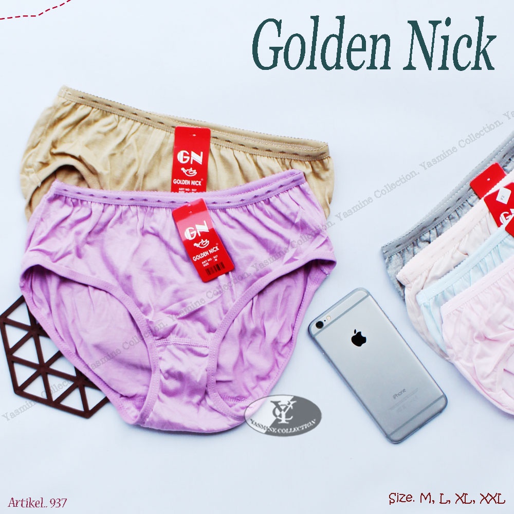 Jual ( 6pc ) CD Golden Nick 937 | Celana Dalam Wanita Golden Nick | CD ...