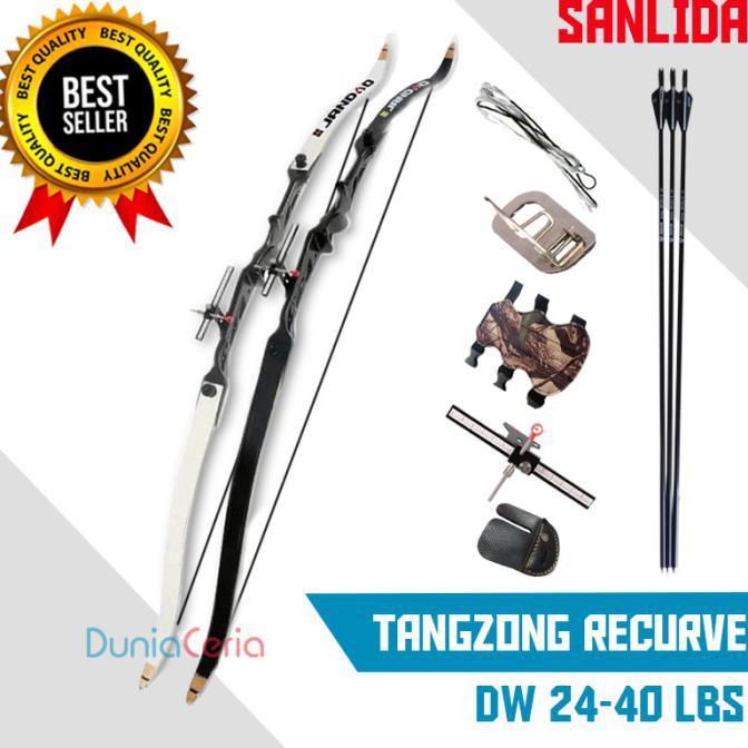 Jual FUllset Busur Panah Jandao Sanlida Tangzong Recurve Bow - 66 inch ...
