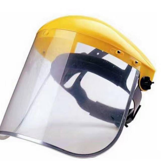 Jual Face Shield Krisbow Head Gear With Clear Visor KW1000315 | Shopee ...