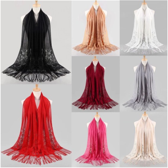 Jual SYAL HIJAB RENDA | Shopee Indonesia