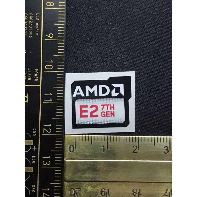 Jual Sticker stiker logo AMD E2 7th gen ori | Shopee Indonesia