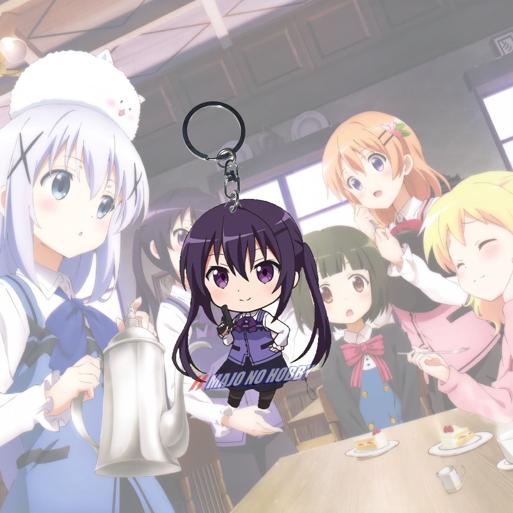 Jual Gantungan Kunci Gochuumon wa Usagi Desu ka Rize Tedeza 02 - Key ...
