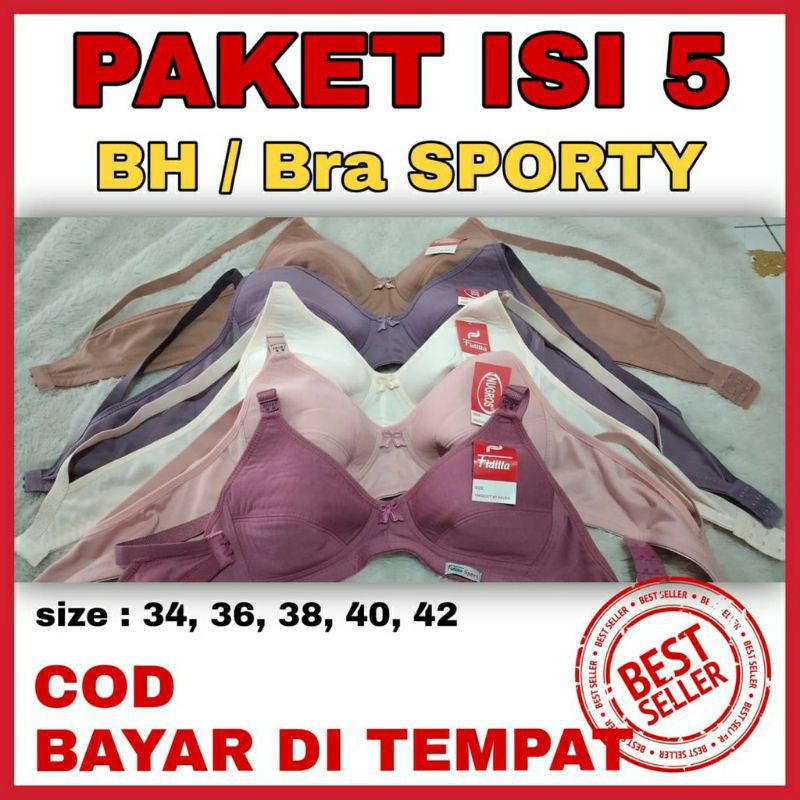 Jual PAKET HEMAT ISI 5 BRA SPORT | Shopee Indonesia