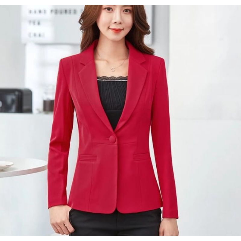 Jual BLAZER WANITA JAS WANITA JAS KANTOR BLAZER CEWE | Shopee Indonesia