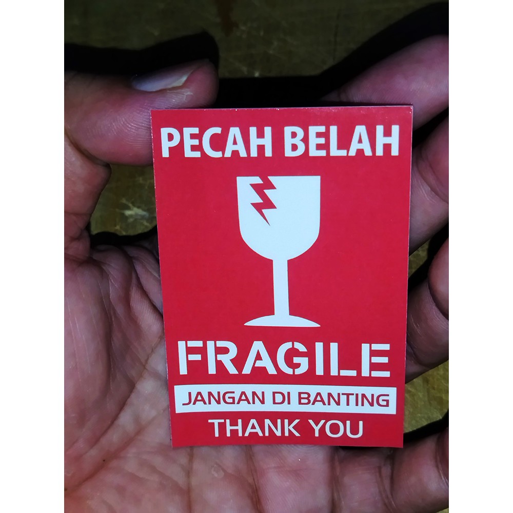 Jual STIKER LABEL FRAGILE OLSHOP JANGAN DIBANTING MURAH | Shopee Indonesia