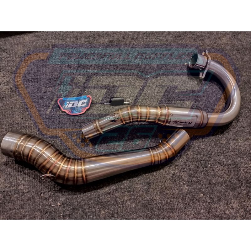 Jual header leher knalpot KLX CRF WR 155R trail trabas supermoto ...