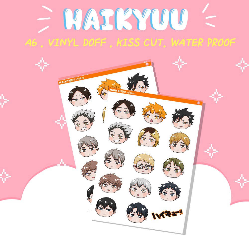 Jual Haikyuu Sticker (Fanart) | Shopee Indonesia