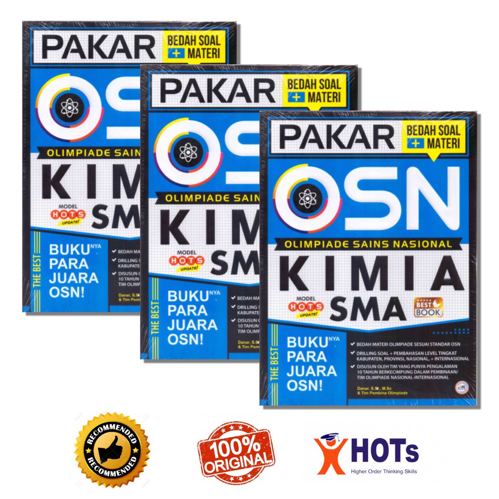 Jual Buku OSN Kimia SMA : PAKAR OSN KIMIA SMA OLIMPIADE KIMIA SMA ...