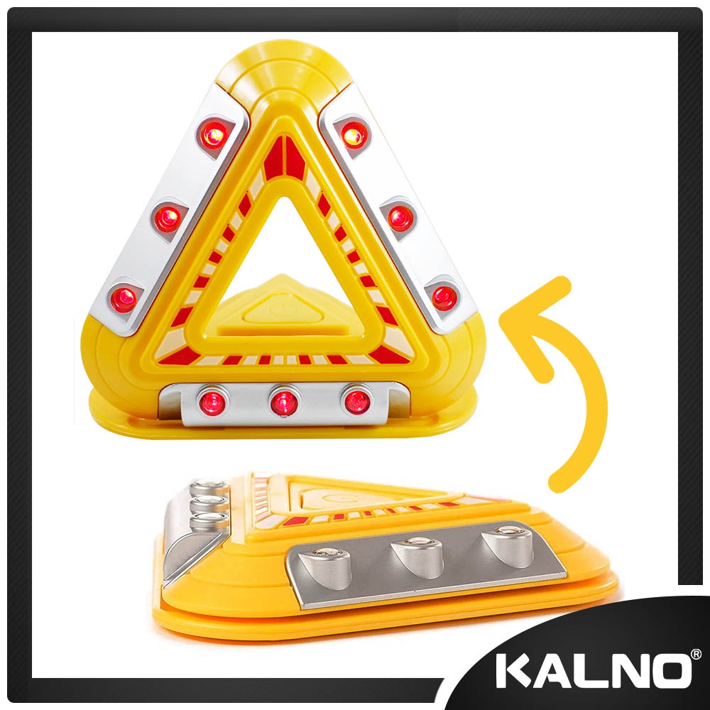Jual KALNO Hazard Light Warning Triangle 9 LED - Lampu Peringatan Mobil ...