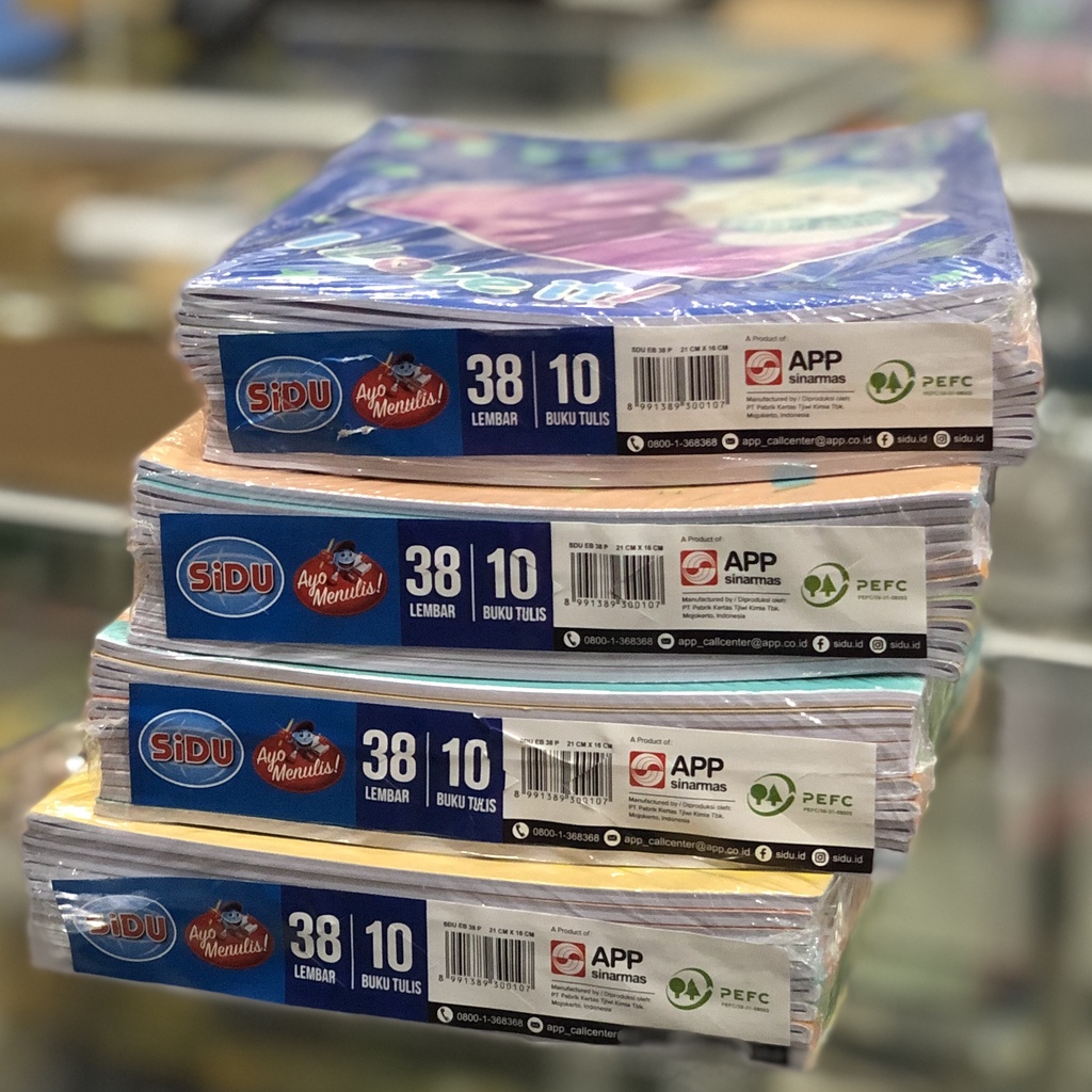 Jual BUKU TULIS SINAR DUNIA SIDU / VISION / BEST ONE ISI 38 LEMBAR (1 ...