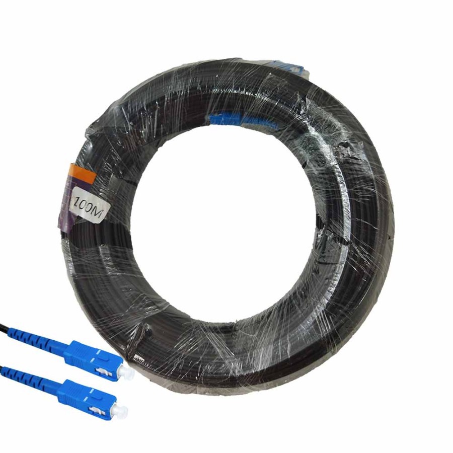 Jual Kabel Fiber Optic SC-SC Single Mode Netline 100M Black - Outdoor ...