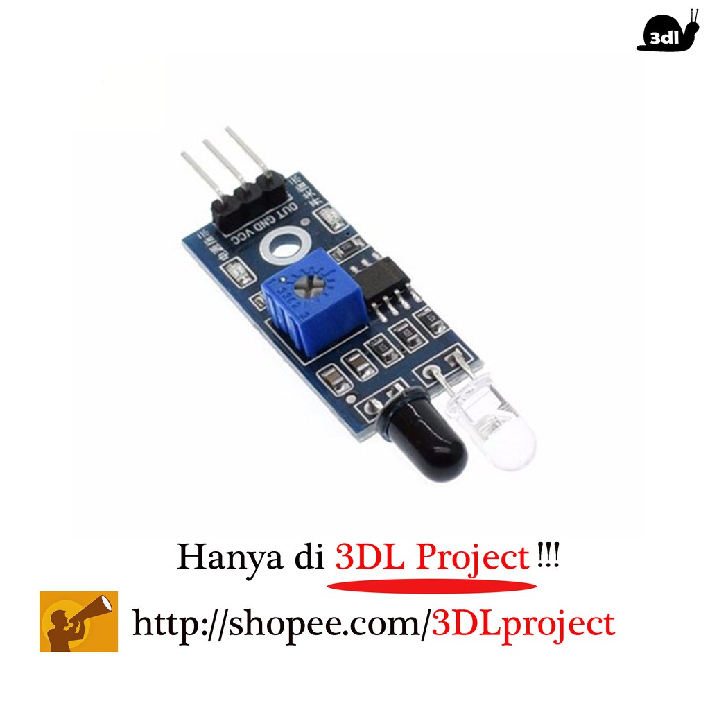 Jual Sensor Infrared Halangan Rintangan arduino, Obstacle Avoidance ...