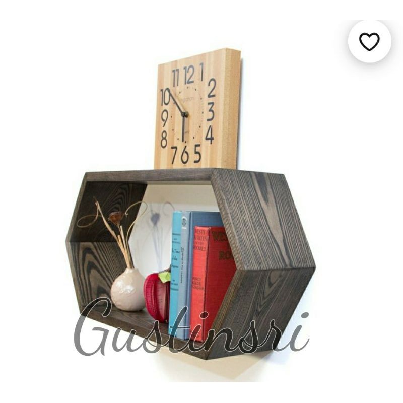 Jual MODERN STORAGE BOX RAK HIASAN DINDING KAYU JATI BELANDA RAK ...
