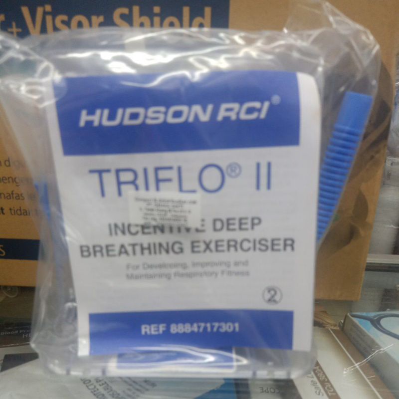 Jual Triflo II incentive deep breathing exerciser Hunson RCI | Shopee ...