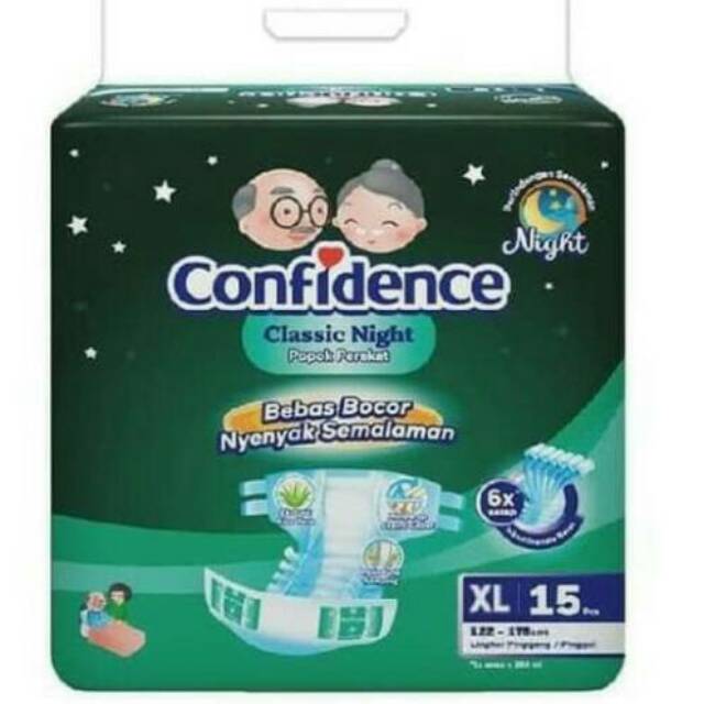 Jual Confidence Adult Diapers Popok Dewasa Popok Perekat Classic Night ... Jual Confidence Adult Diapers Popok Dewasa Popok Perekat Classic Night ...