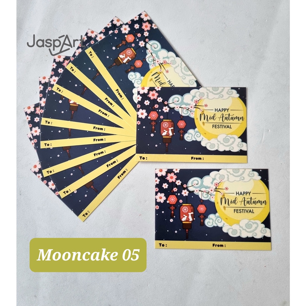 Jual KARTU UCAPAN FESTIVAL KUE BULAN GREETING CARD MOONCAKE FESTIVAL ...