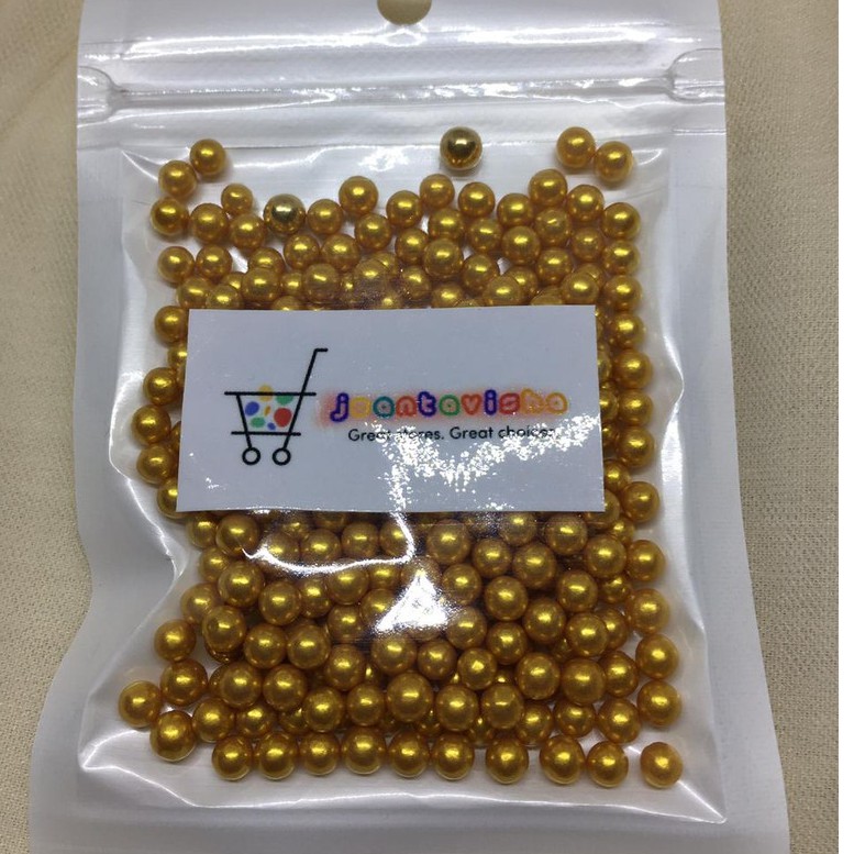 Jual sprinkle edible gold 15gr /trimit/sprinkel kue/sprinkel gold ...