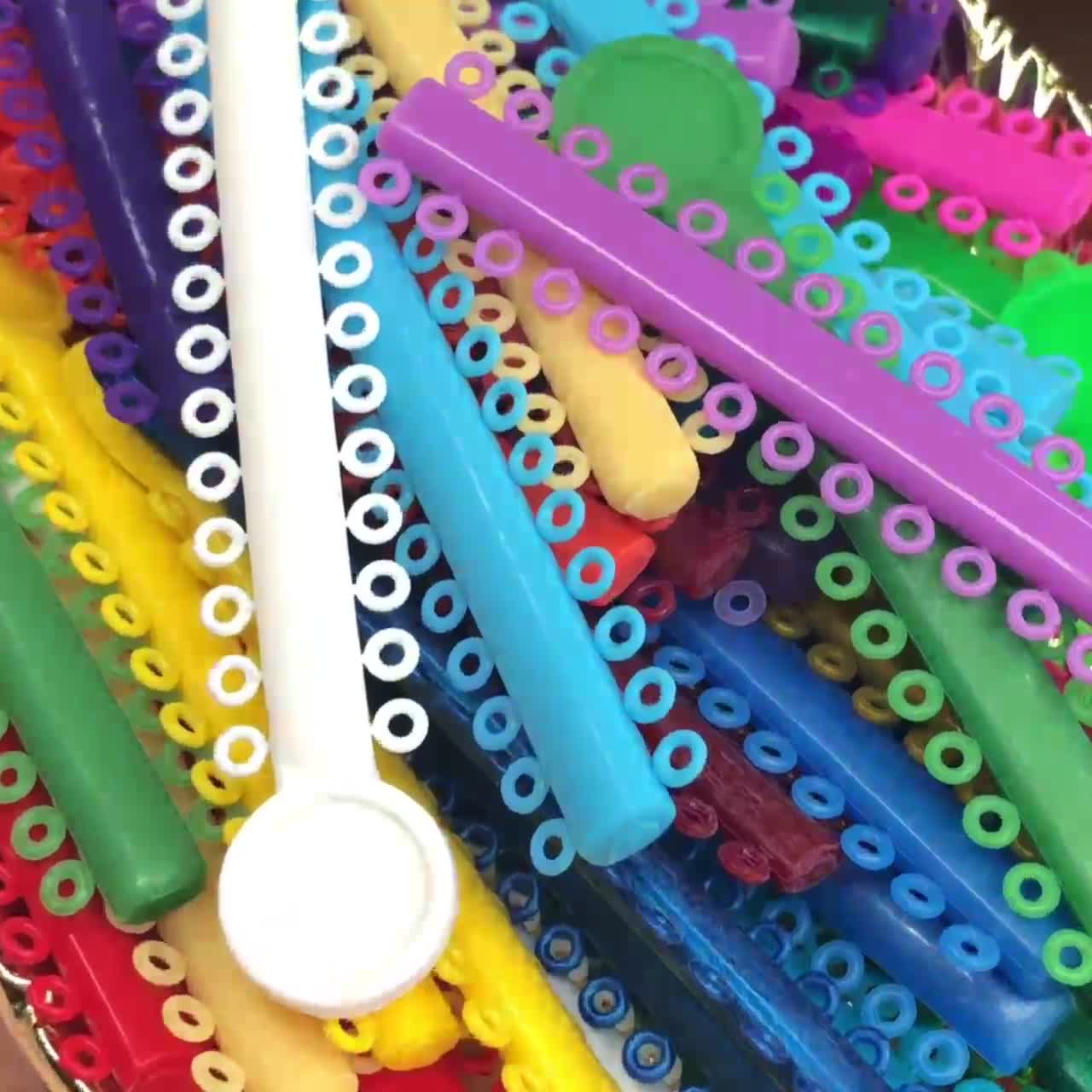 Jual Karet Behel Motif Power O ring Bulat PREMIUM - Dental rubber band ...