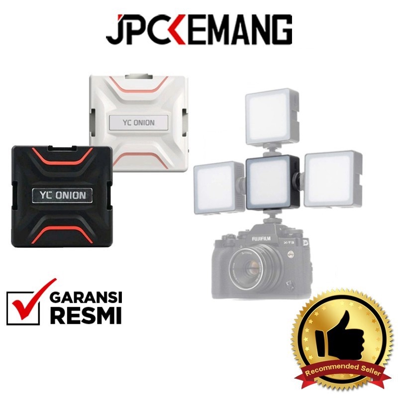 Jual LED Camera Video Light YC Onion Brownie CCT LED Lighting Garansi ...