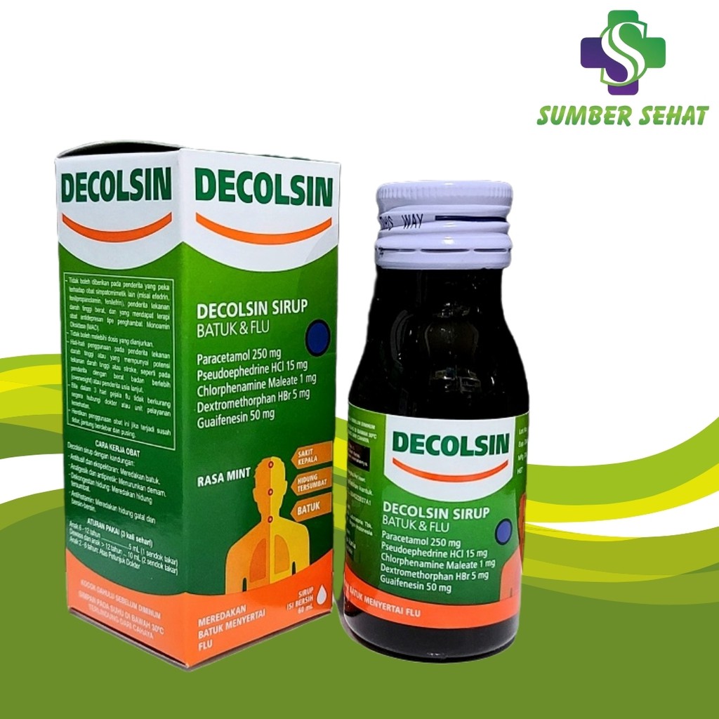 Jual DECOLSIN SIRUP 60 ML | Shopee Indonesia