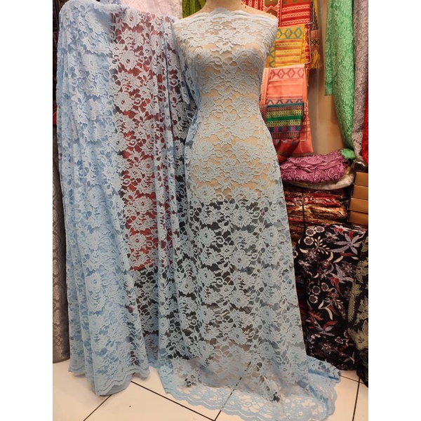 Jual Brokat Bunga Timbul Meteran | Shopee Indonesia