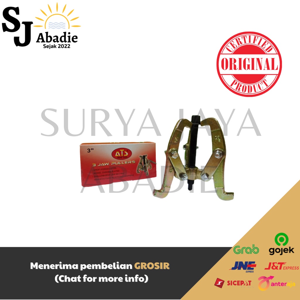Jual (1 PC) ATS Trekker Tracker 3 Kaki - 3 Jaw Puller Kaki Cabut 3 4 6 ...