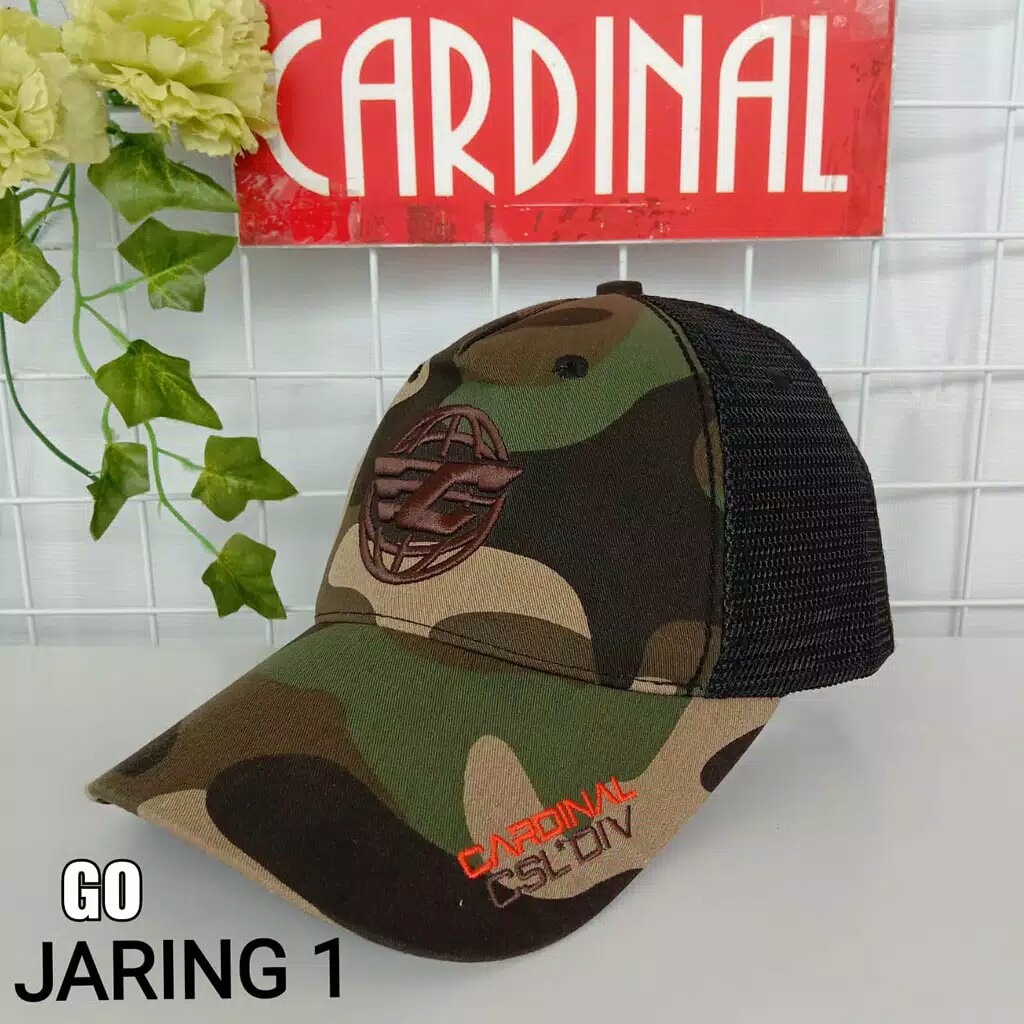 Jual bego CARDINAL TOPI JARING 100% Original Topi Cowok Keren Kekinian ...