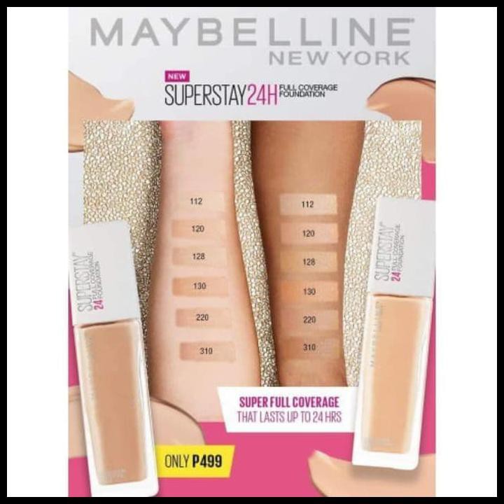 Jual MAYBELLINE SUPER STAY Full Coverage Foundation / SUPERSTAY FOUNDATION | Shopee Indonesia