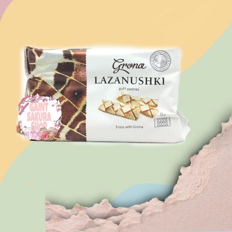 Jual Grona Lazanushky / snack import / biskuit import / makanan import ...