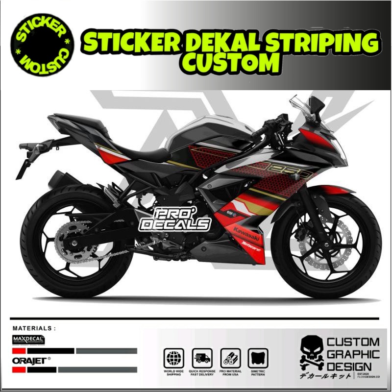 Jual Striping Plisir Decal Dekal Sticker Sticker Variasi List Body ...