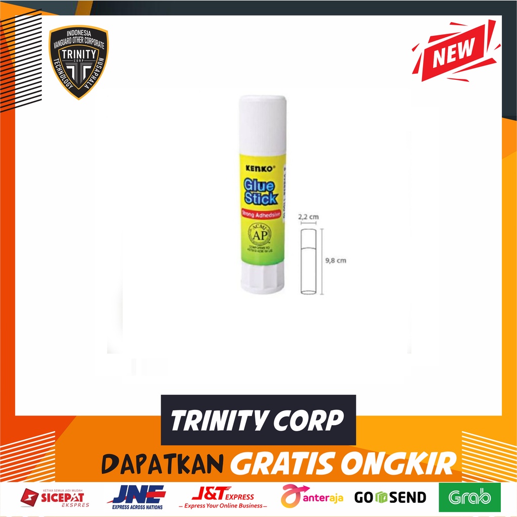 Jual LEM GLUE STICK KENKO 15 Gr Per Pcs | Shopee Indonesia