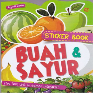 Jual Sticker Book Buah & Sayuran | Shopee Indonesia