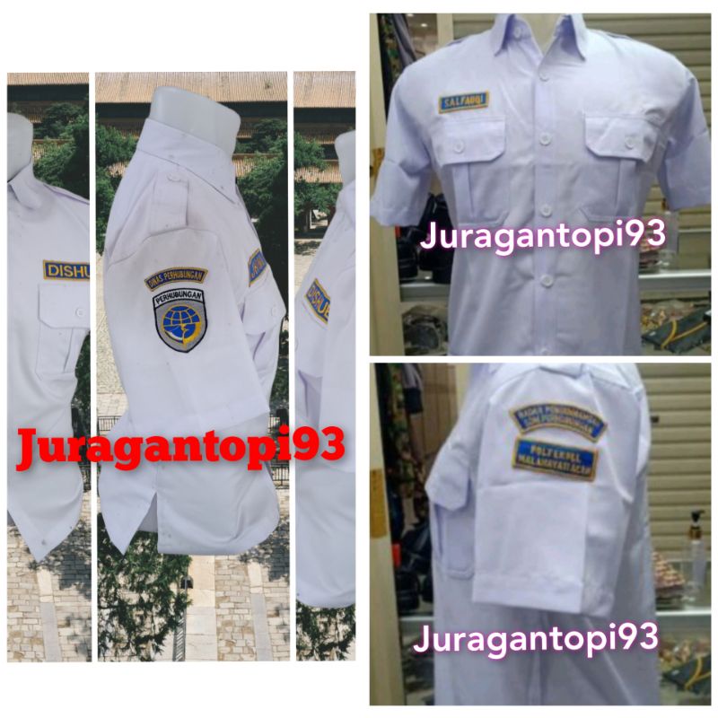 Jual Baju Kemeja PDH | Baju PDH Perhubungan | Set Perhubungan PDH ...