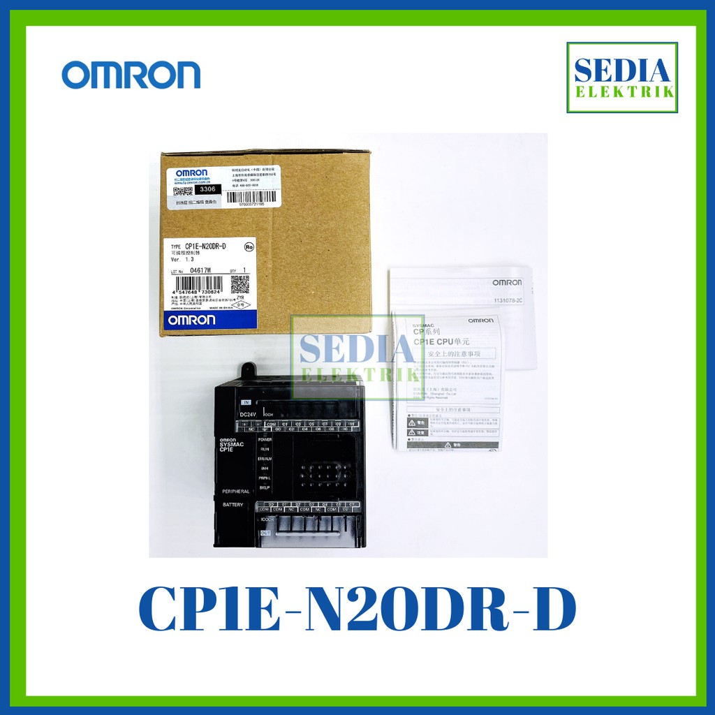 Jual PLC OMRON CP1E-N20DR-D CP1E N20DR D CP1EN20DRD | Shopee Indonesia
