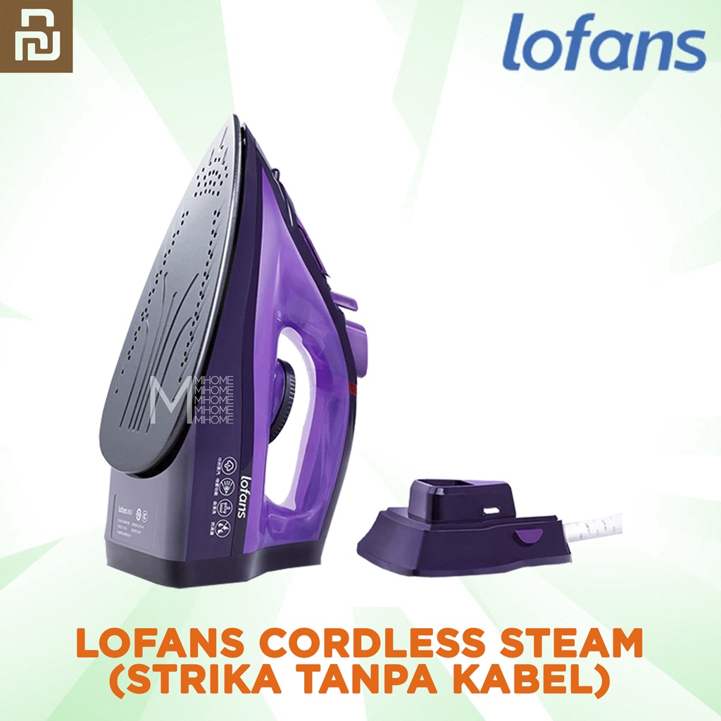 Jual LOFANS Cordless Steam Iron 280ml Water (setrika tanpa kabel) | Shopee Indonesia