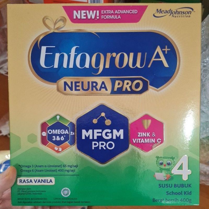 Jual Enfagrow A+ 4 Vanila 400gr | Shopee Indonesia