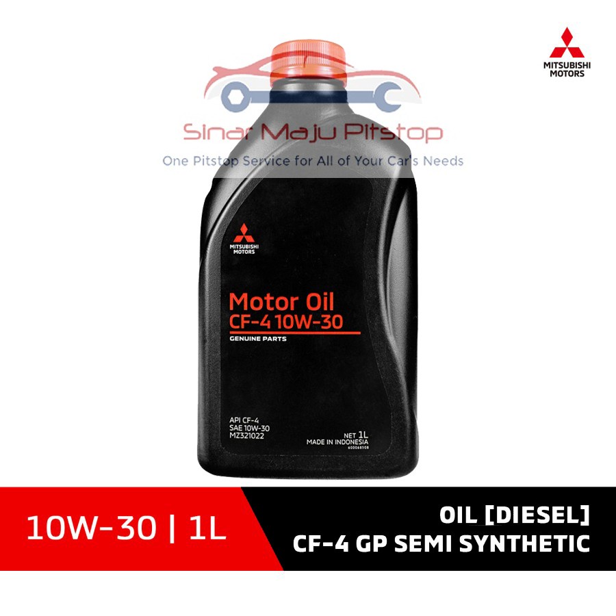 Jual MITSUBISHI DIESEL GENUINE OIL 10W-30 API CF-4 Original 1 Liter ...