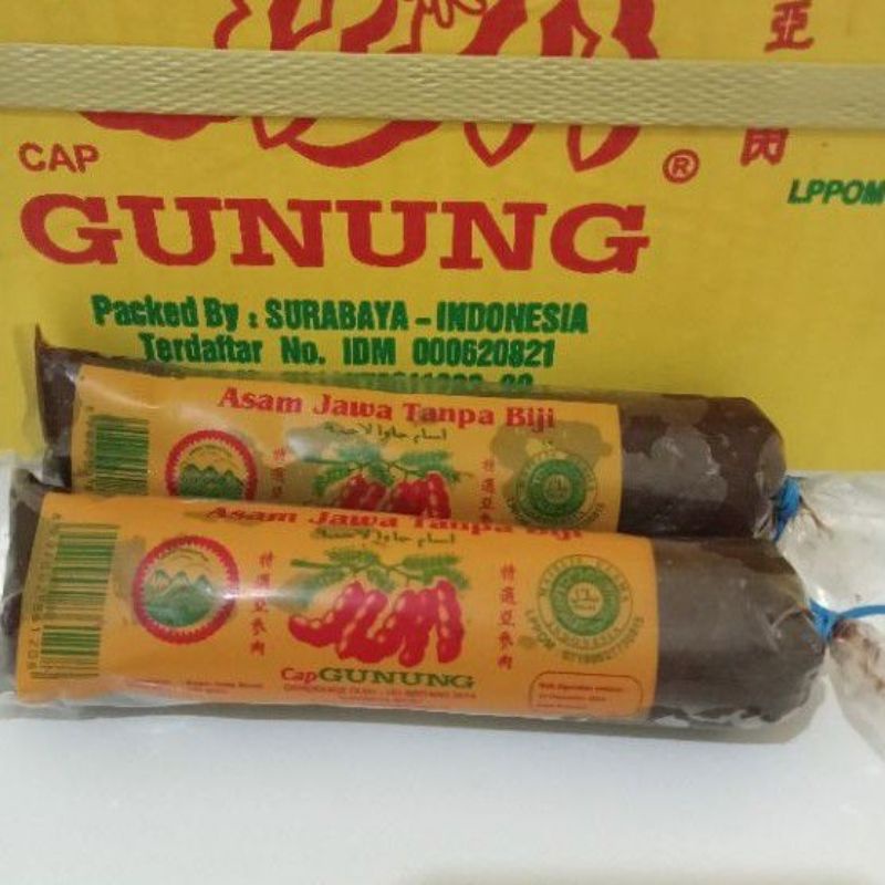 Jual Asam jawa tanpa biji cap gunung kemasan 150 gram | Shopee Indonesia