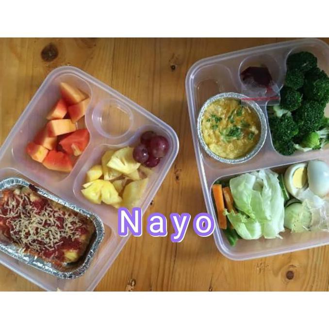 Jual Bento plastik FIM sekat 4/ Box bento/ Tempat makan/Lunchbox ...