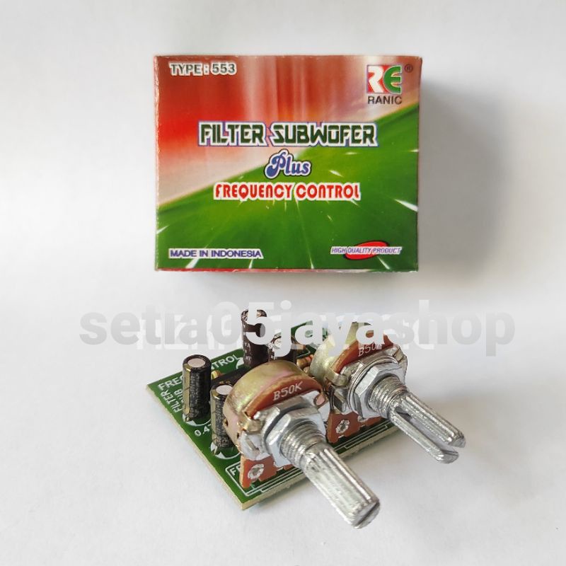Jual kit filter subwoofer plus frequensi control | Shopee Indonesia