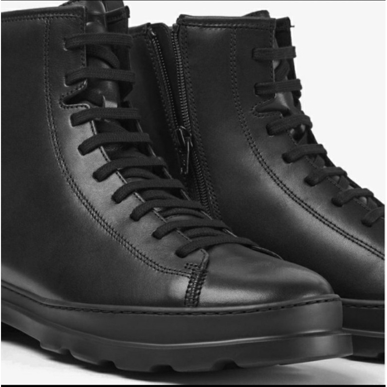 Jual Sepatu boots pria camper leather black original with box | Shopee ...