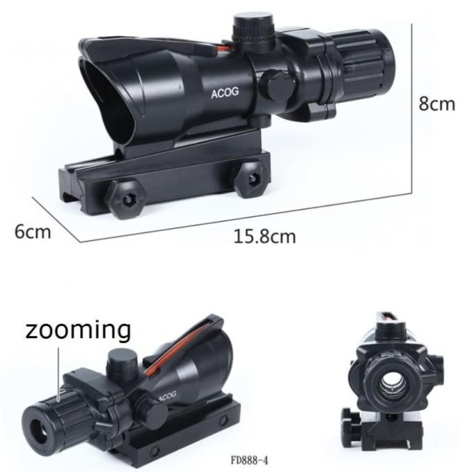 Jual Acog Trijicon WGB 4x32mm Zoom Scope Dummy Amazing Zoom Premium ...