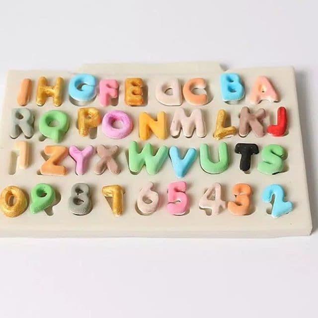 Jual Cetakan | Cetakan Silicone Alphabet & Huruf | Shopee Indonesia