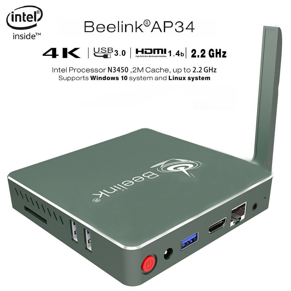 Jual BEELINK AP34 Mini PC Apollo Lake N3450 4G | Shopee Indonesia