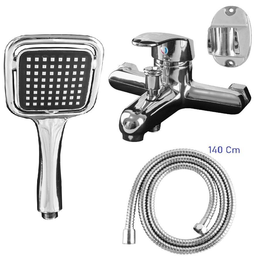 Jual Kran Mixer Kran Panas Dingin Kran Bathup Cabang 2 Stainless82 HS ...