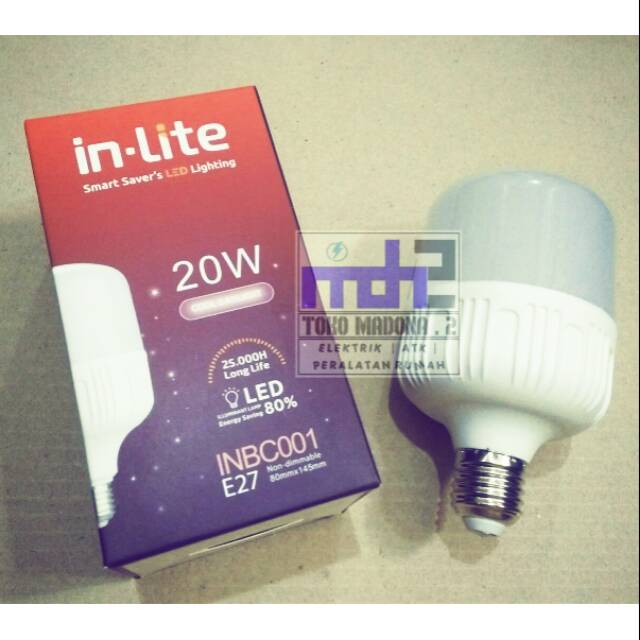 Jual Lampu Kapsul LED In-Lite 20 watt , INBC001, Lampu Tabung LED, LED ...