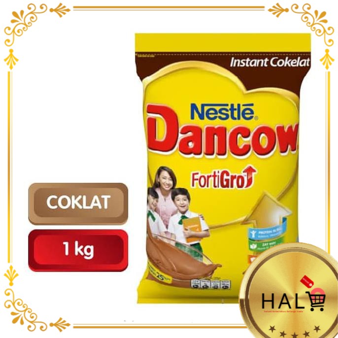Jual DANCOW COKLAT FORTIGRO 1KG | Shopee Indonesia
